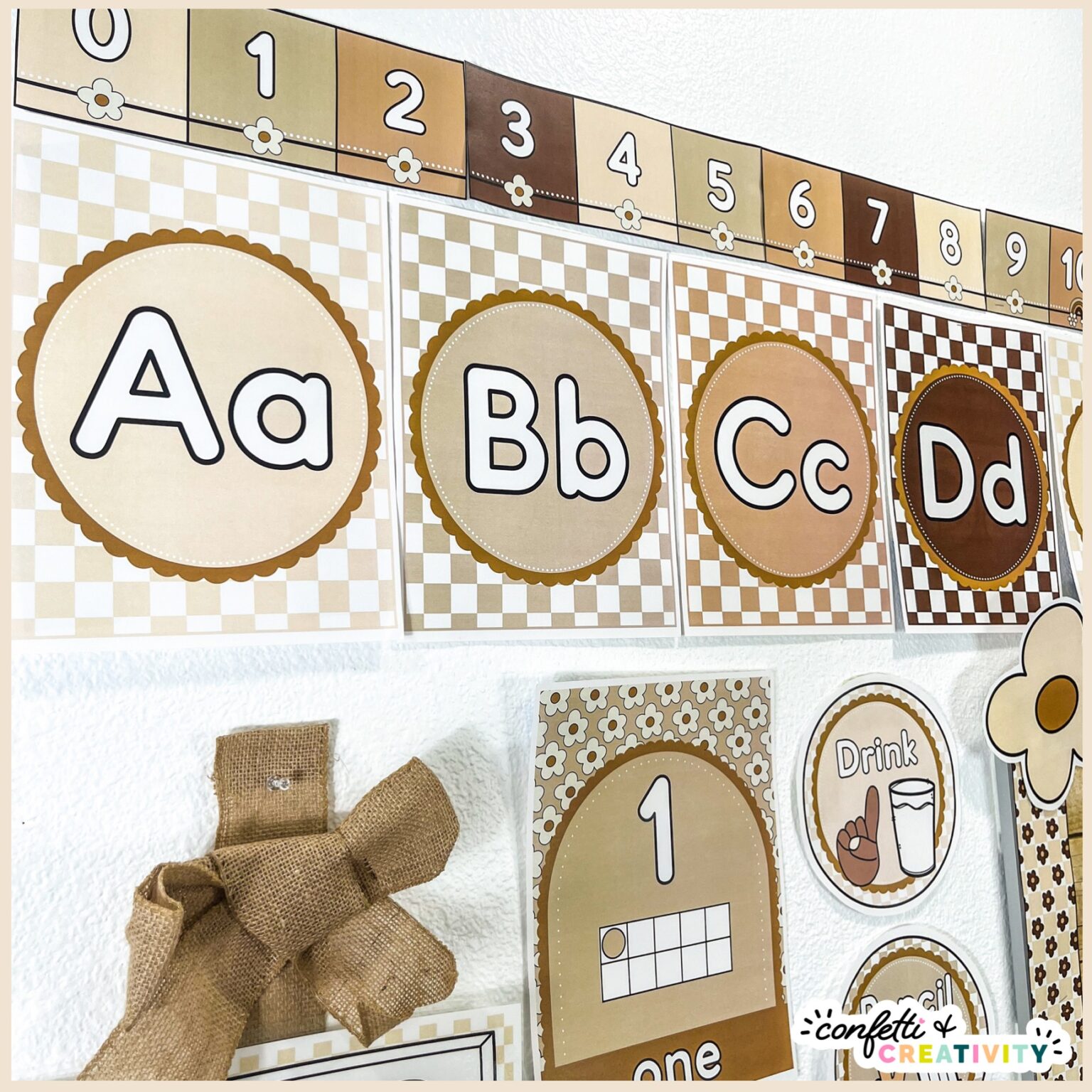 Neutral Number Line | Negative Number Line | Confetti & Creativity