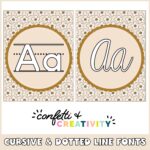 Neutral Alphabet Posters | Confetti & Creativity