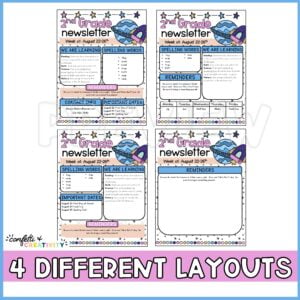 Space Newsletter Templates | Confetti & Creativity