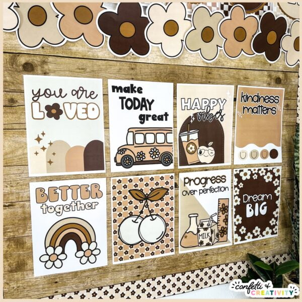 Neutral Quote Posters | Confetti & Creativity