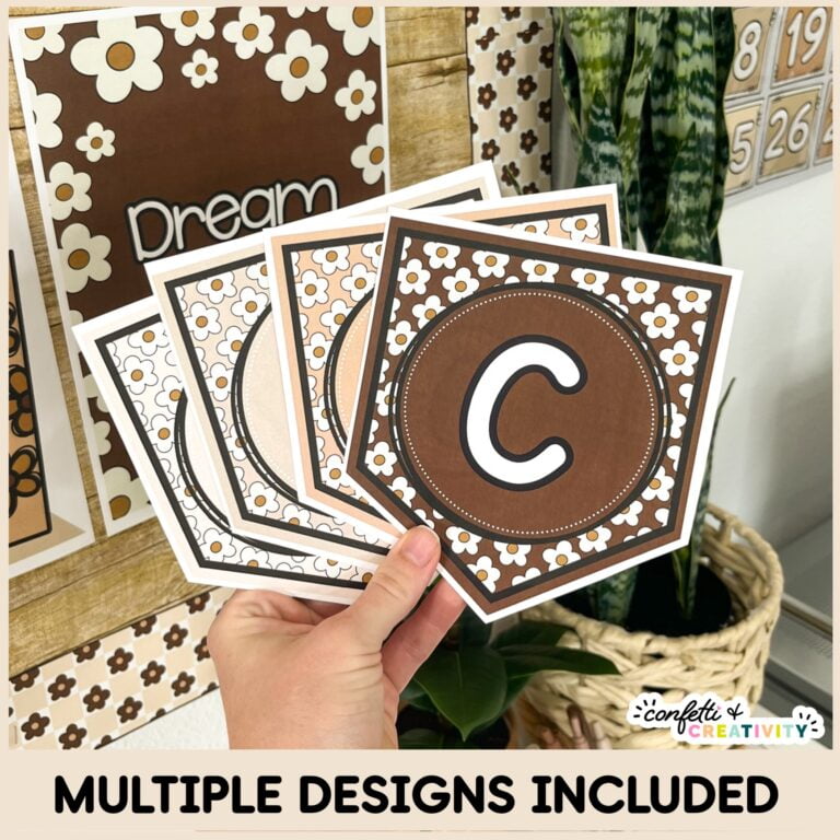 Neutral Welcome Banner | Confetti & Creativity