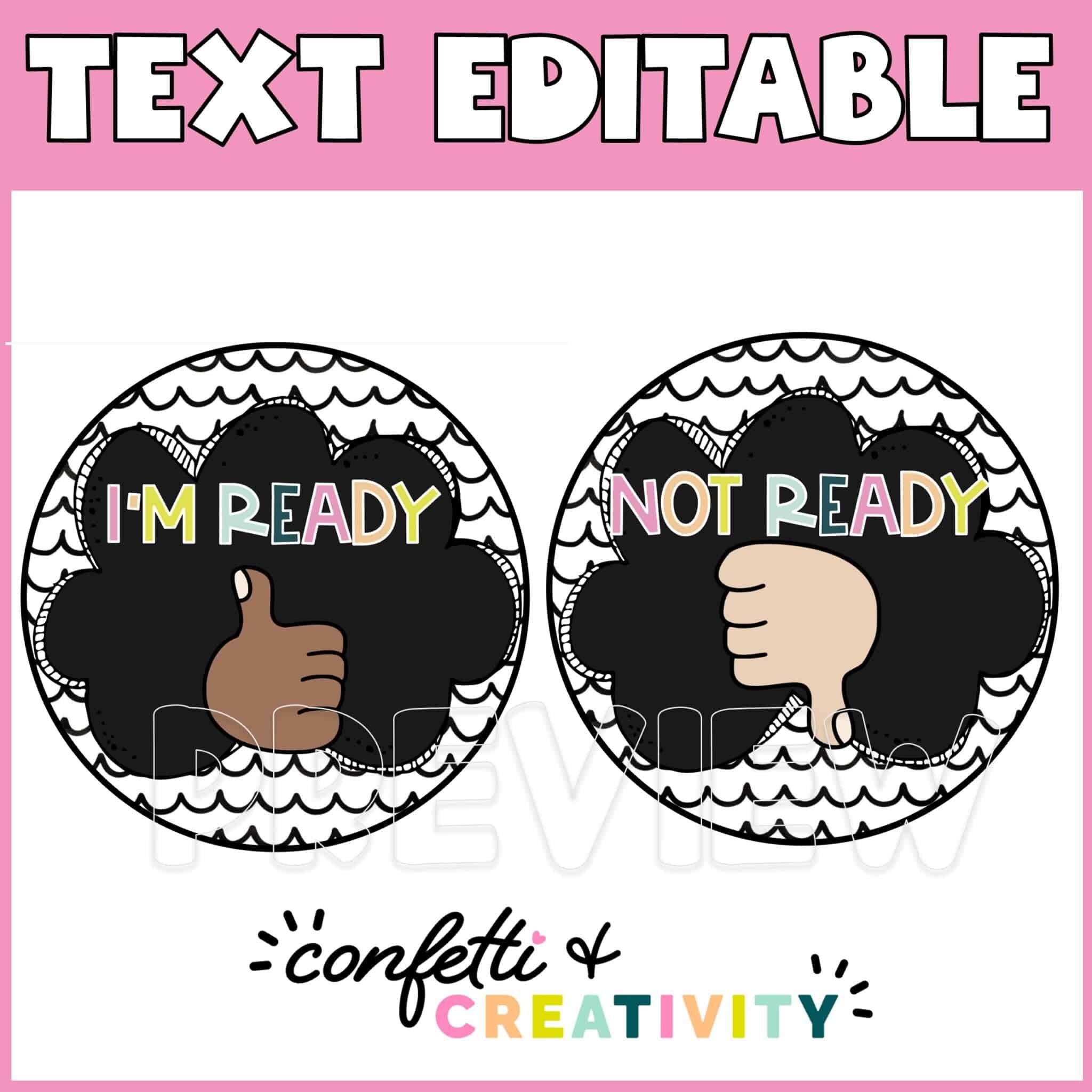 Bold Brights Hand Signals | Confetti & Creativity