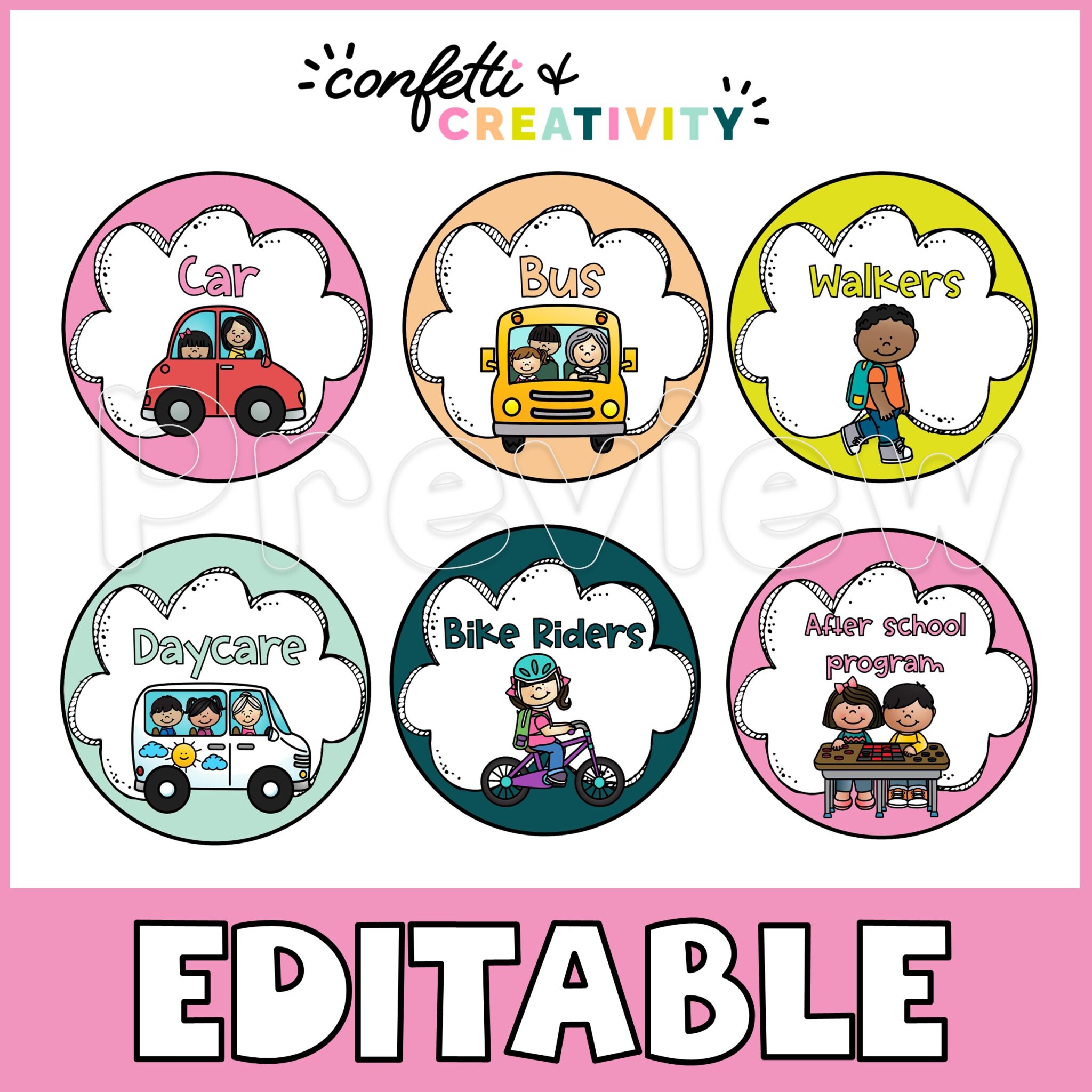 Bold Brights How We Get Home Posters | Confetti & Creativity