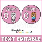 Bold Brights Voice Levels Display | Confetti & Creativity