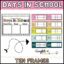 Bold Brights Days in School Poster | Confetti & Creativity