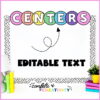 Bright and Simple Bulletin Board Letters | Editable Headers | Confetti ...