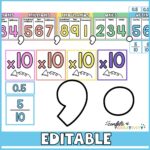 Bright and Simple Place Value Posters | Confetti & Creativity