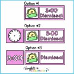 Bright and Simple Primary Schedule Cards | Confetti & Creativity