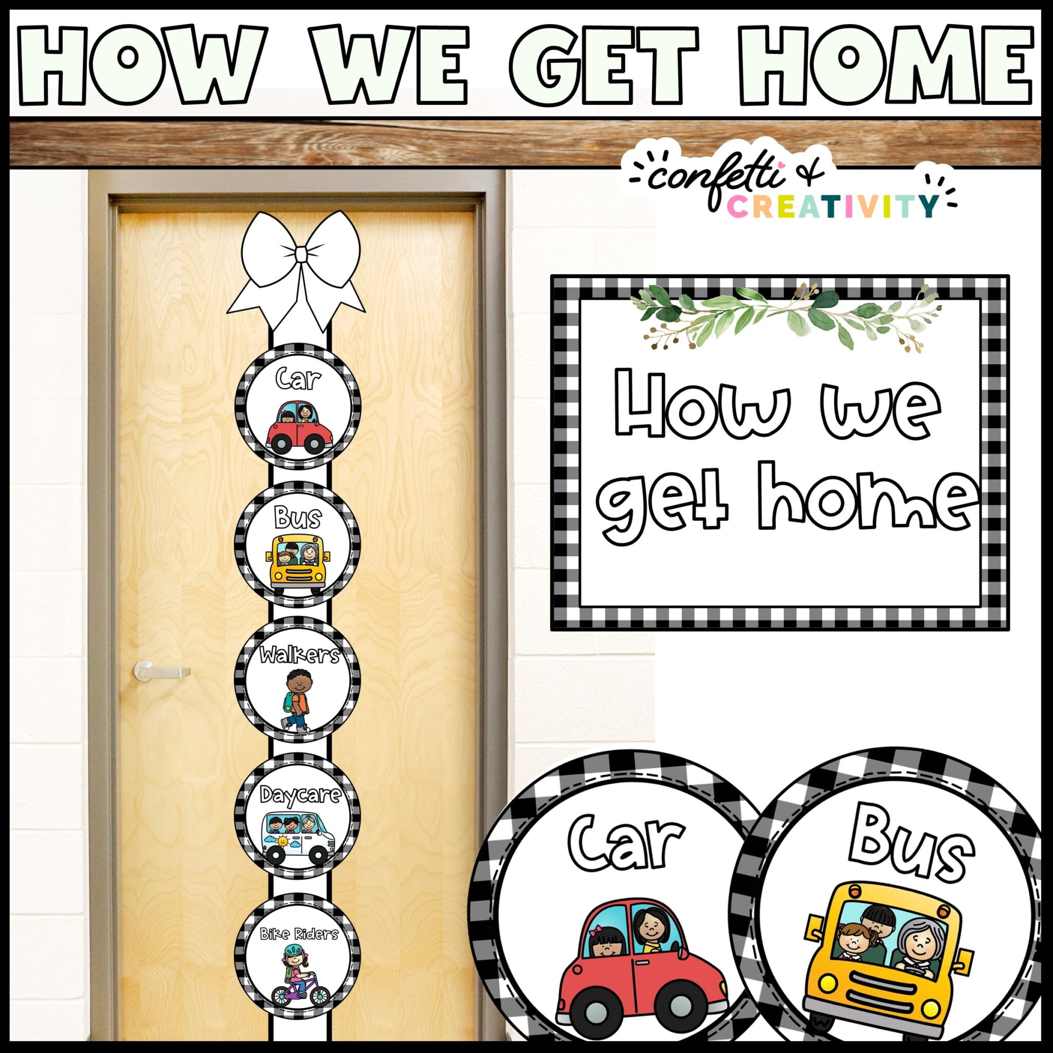 Farmhouse How We Get Home Posters | Confetti & Creativity