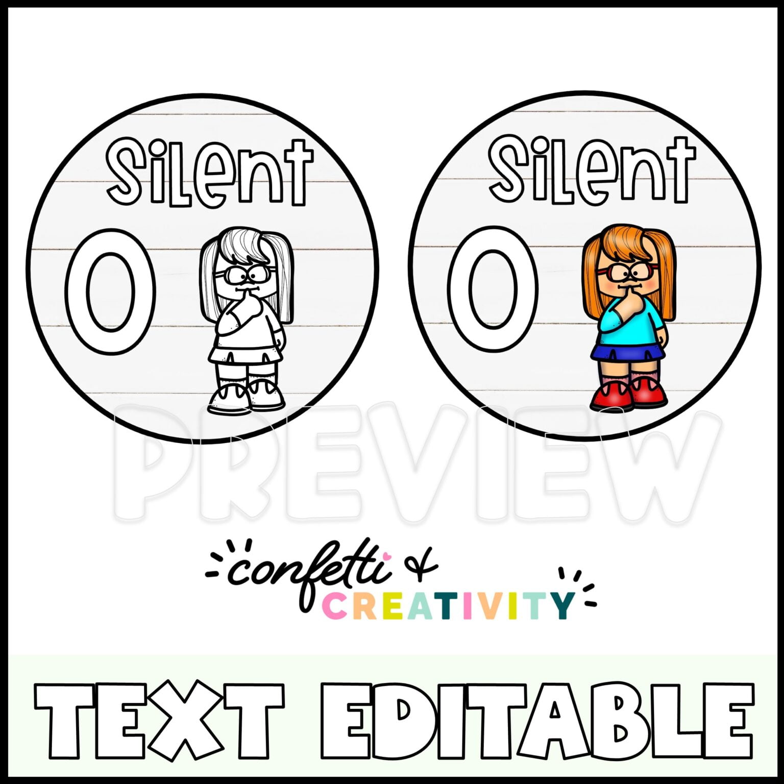 Farmhouse Voice Levels Display | Confetti & Creativity