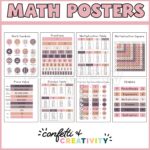 Boho Neutral Math Posters | Confetti & Creativity