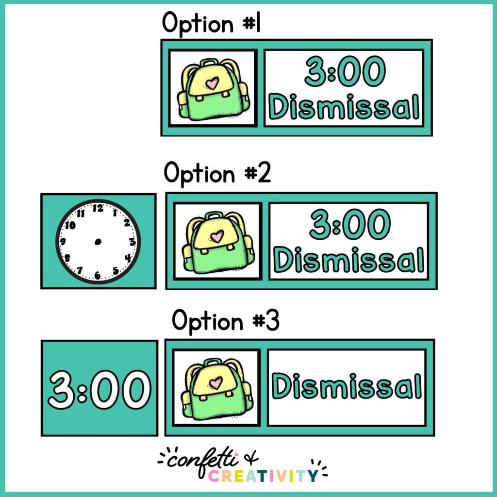 Tropical Primary Schedule Cards | Confetti & Creativity