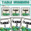 Tropical Table and Group Numbers | Confetti & Creativity