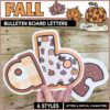 Fall Bulletin Board Letters | Confetti & Creativity