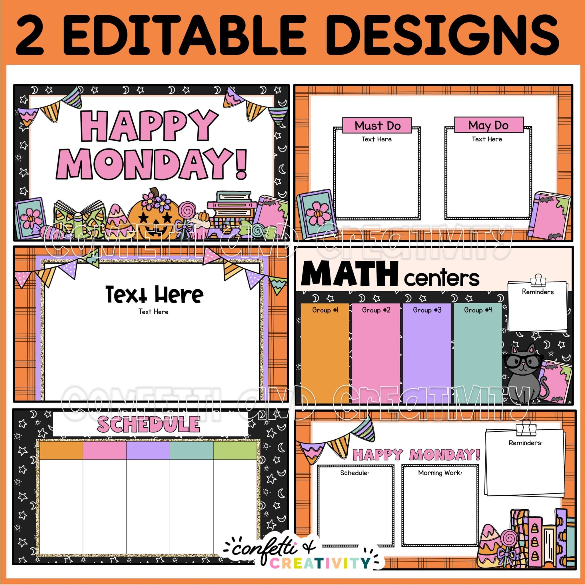 Halloween Holiday Powerpoint and Google Slides Template | Morning ...