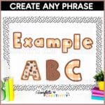 Fall Bulletin Board Letters | Confetti & Creativity