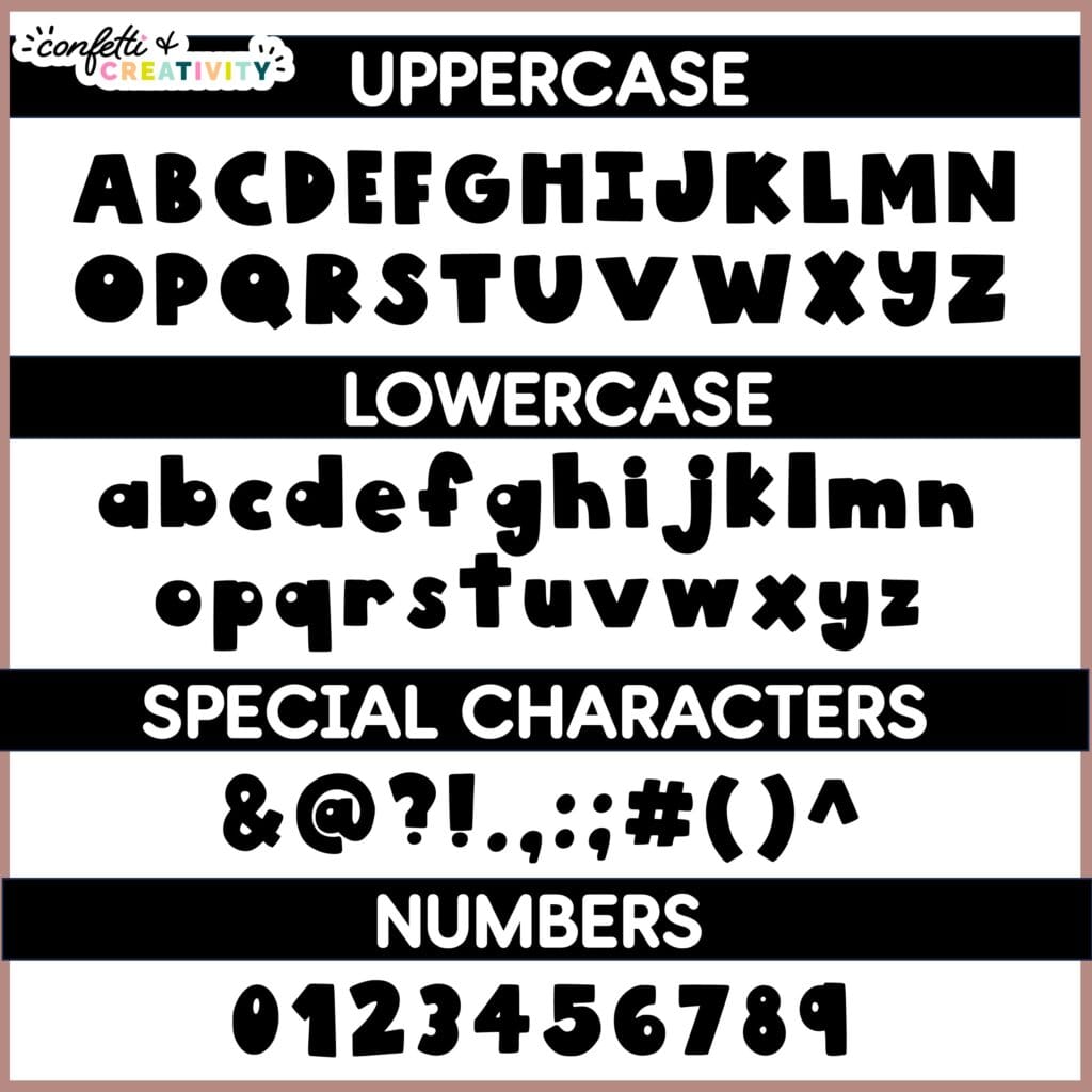 Halloween Bulletin Board Letters | Confetti & Creativity