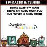Winter Bulletin Board | Reading Bulletin Board | Confetti & Creativity