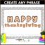 Thanksgiving Bulletin Board Letters | Confetti & Creativity
