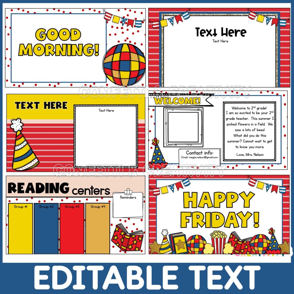 New Years Powerpoint and Google Slides Template | Morning Messages ...