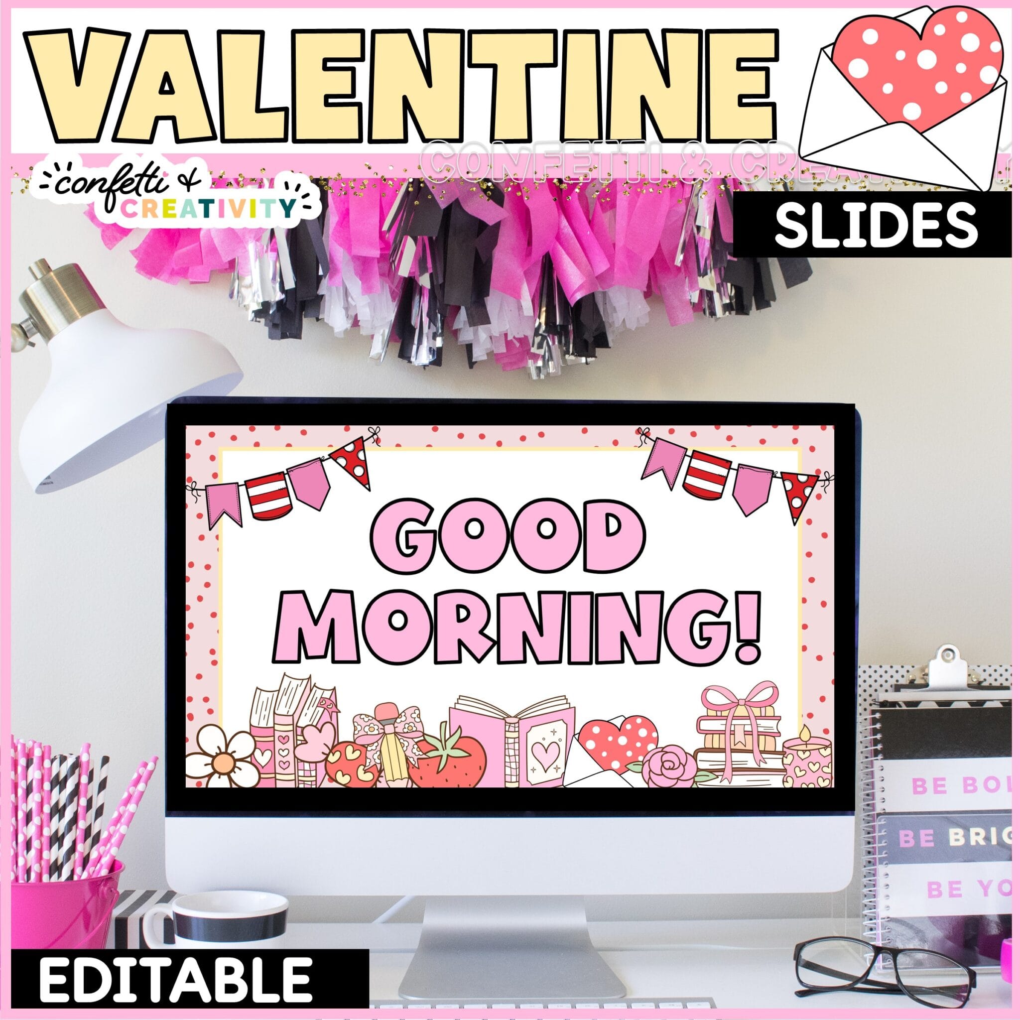 Valentine's Day Powerpoint and Google Slides Template | Morning ...