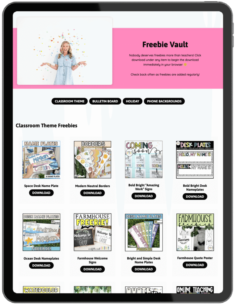 Pastel Classroom Decor Reveal (With a Freebie) | Confetti & Creativity