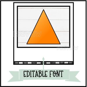Farmhouse Floral 2D and 3D Shape Posters | Confetti & Creativity