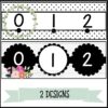 Farmhouse Floral Number Line 0-200 | Negative Number Line | Confetti ...