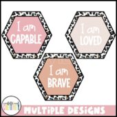 Boho Neutral Affirmation Station | Confetti & Creativity