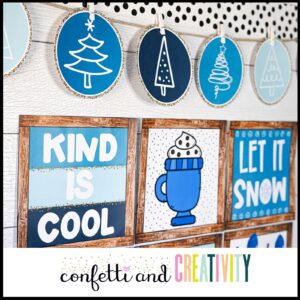 Farmhouse Winter Holiday Posters | Confetti & Creativity