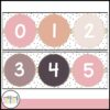 Boho Neutral Number Line 0-200 | Confetti & Creativity