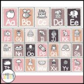 Boho Neutral Primary Alphabet | Confetti & Creativity