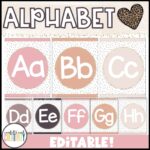 Boho Neutrals Alphabet Posters | Confetti & Creativity