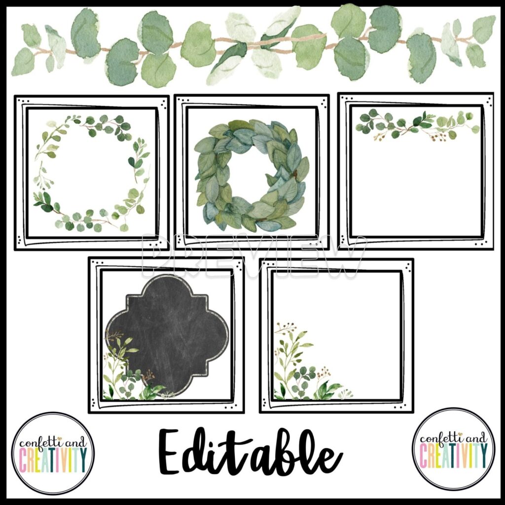 Modern Farmhouse Labels | Confetti & Creativity