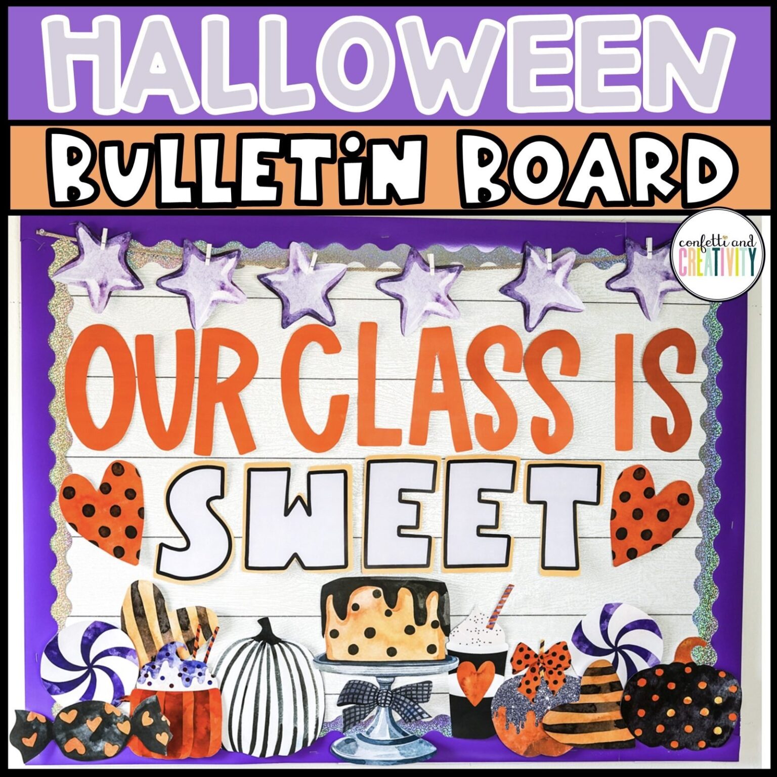 Halloween Bulletin Board | Confetti & Creativity