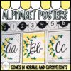 Lemon Alphabet Posters | Confetti & Creativity