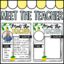 Lemon Meet the Teacher | Confetti & Creativity