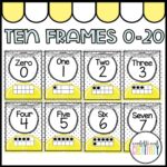 Space Ten Frame Numbers | Confetti & Creativity