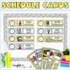 Lemon Primary Schedule Cards | Confetti & Creativity
