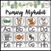Modern Farmhouse Primary Alphabet | Confetti & Creativity