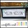 Modern Farmhouse Desk Name Plates | Confetti & Creativity
